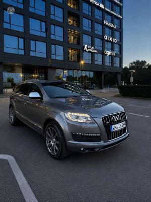Grey Audi Q7 2014 in Kaunas, with an engine capacity of 2.97 L and mileage of 196 thousand km for 14999 €, photo  on AUTOMOTO.COM.LV