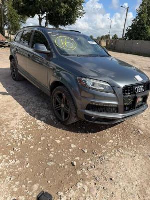 Pelēks Audi Q7 2014 Klaipėda, ar dzinēja tilpumu 3.00 L un nobraukumu 205 tūkst. km par 7200 €, foto  vietnē AUTOMOTO.COM.LV