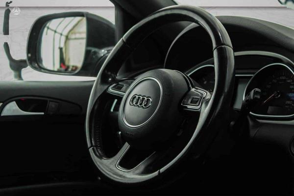 Grey Audi Q7 2014 in Kaunas, with an engine capacity of 3.00 L and mileage of 219 thousand km for 13990 €, photo 10 on AUTOMOTO.COM.LV