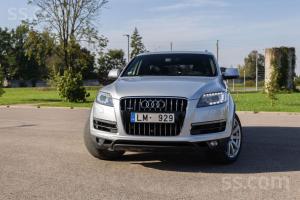 Grey Audi Q7 2014 in Bauska, with an engine capacity of 3.00 L and mileage of 295 thousand km for 12600 €, photo 3 on AUTOMOTO.COM.LV