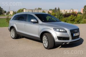 Grey Audi Q7 2014 in Bauska, with an engine capacity of 3.00 L and mileage of 295 thousand km for 12600 €, photo 4 on AUTOMOTO.COM.LV