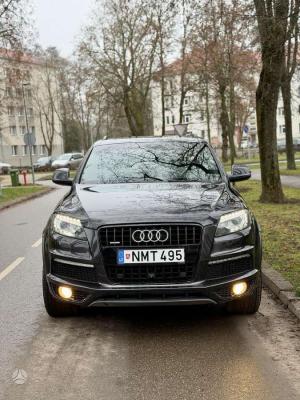 Grey Audi Q7 2015 in Kaunas, with an engine capacity of 3.00 L and mileage of 190 thousand km for 11999 €, photo 8 on AUTOMOTO.COM.LV
