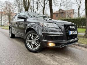 Grey Audi Q7 2015 in Kaunas, with an engine capacity of 3.00 L and mileage of 190 thousand km for 11999 €, photo 10 on AUTOMOTO.COM.LV