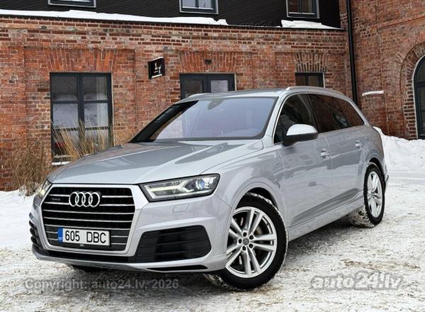 Grey Audi Q7 2015 in Tallinn, with an engine capacity of 3.00 L and mileage of 181 thousand km for 24999 €, photo 1 on AUTOMOTO.COM.LV