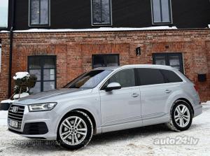Grey Audi Q7 2015 in Tallinn, with an engine capacity of 3.00 L and mileage of 181 thousand km for 24999 €, photo 4 on AUTOMOTO.COM.LV