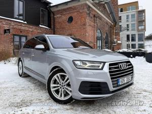 Grey Audi Q7 2015 in Tallinn, with an engine capacity of 3.00 L and mileage of 181 thousand km for 24999 €, photo 8 on AUTOMOTO.COM.LV