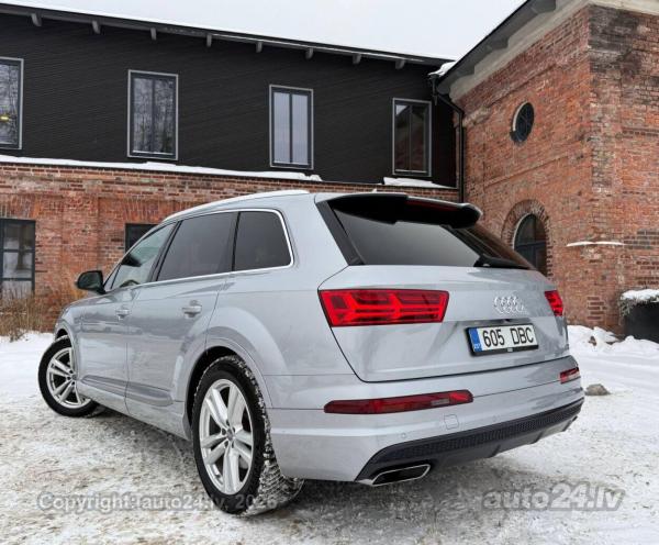 Grey Audi Q7 2015 in Tallinn, with an engine capacity of 3.00 L and mileage of 181 thousand km for 24999 €, photo 9 on AUTOMOTO.COM.LV