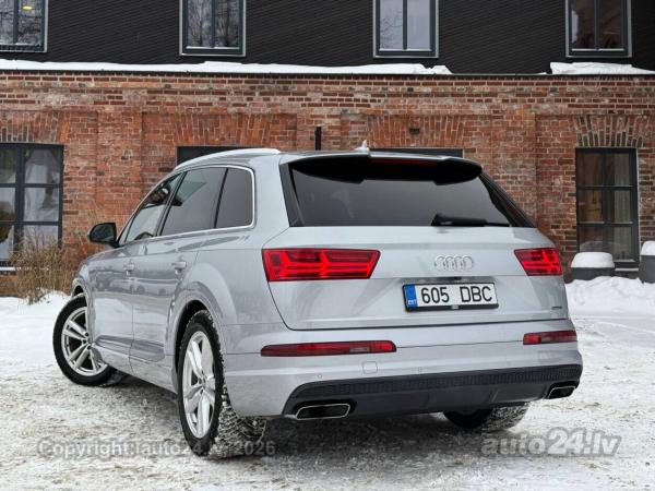 Grey Audi Q7 2015 in Tallinn, with an engine capacity of 3.00 L and mileage of 181 thousand km for 24999 €, photo 10 on AUTOMOTO.COM.LV