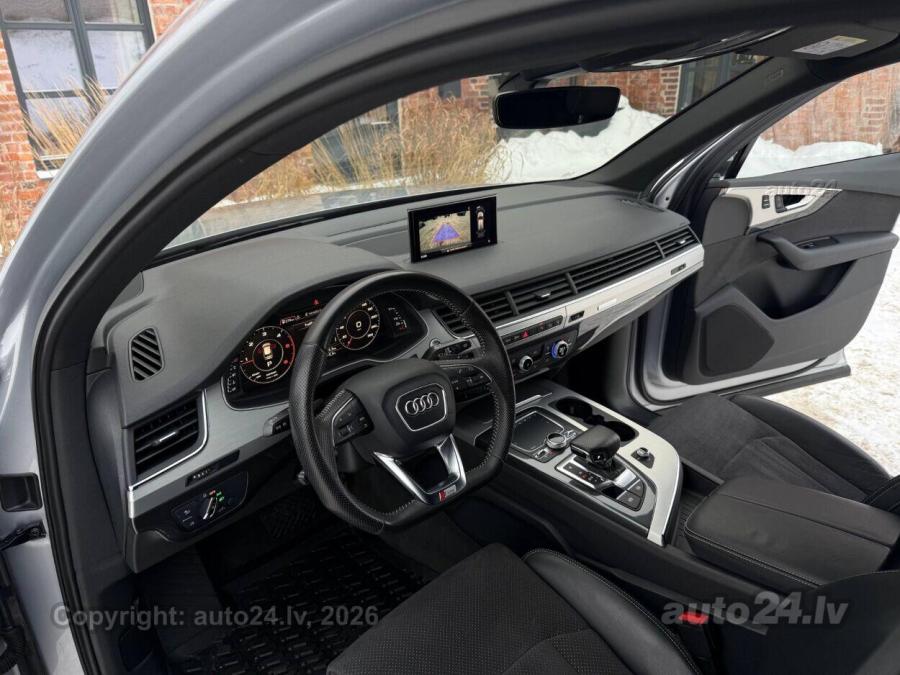 Grey Audi Q7 2015 in Tallinn, with an engine capacity of 3.00 L and mileage of 181 thousand km for 24999 €, photo 20 on AUTOMOTO.COM.LV