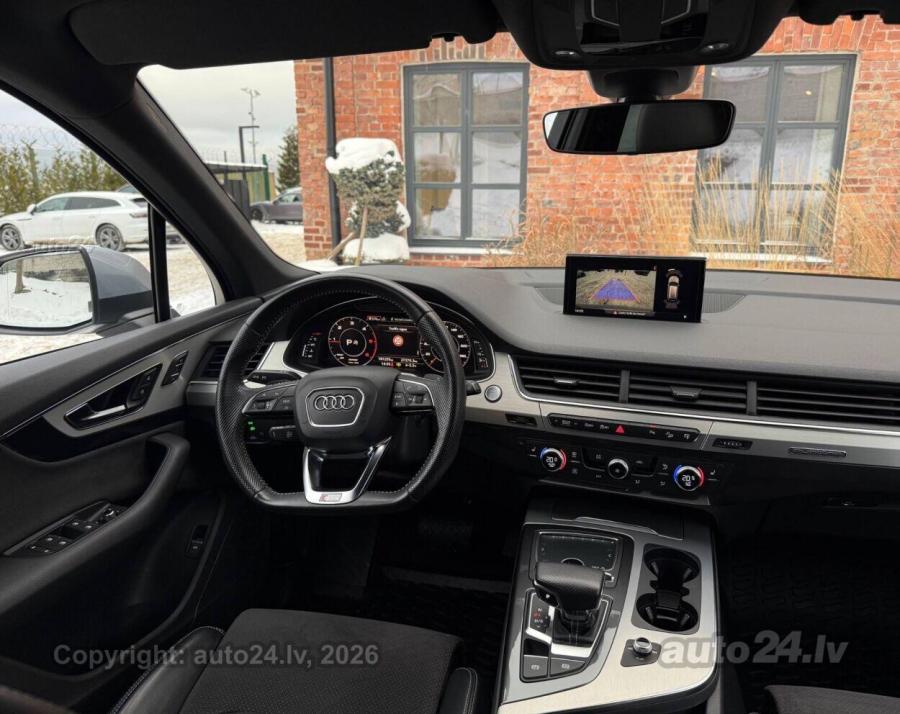 Grey Audi Q7 2015 in Tallinn, with an engine capacity of 3.00 L and mileage of 181 thousand km for 24999 €, photo 25 on AUTOMOTO.COM.LV