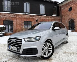 Pelēks Audi Q7 2015 Valka, ar dzinēja tilpumu 3.00 L un nobraukumu 181 tūkst. km par 24999 €, foto  vietnē AUTOMOTO.COM.LV