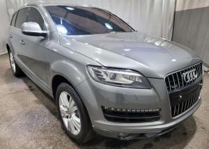 Pelēks Audi Q7 2015 Viļņa, ar dzinēja tilpumu 2.97 L un nobraukumu 61 tūkst. km par 13200 €, foto  vietnē AUTOMOTO.COM.LV