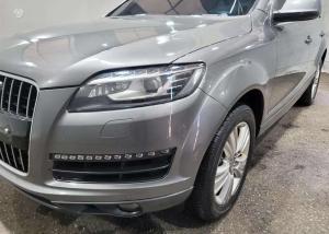 Grey Audi Q7 2015 in Vilnius, with an engine capacity of 2.97 L and mileage of 61 thousand km for 13200 €, photo 3 on AUTOMOTO.COM.LV