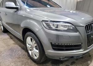 Grey Audi Q7 2015 in Vilnius, with an engine capacity of 2.97 L and mileage of 61 thousand km for 13200 €, photo 6 on AUTOMOTO.COM.LV