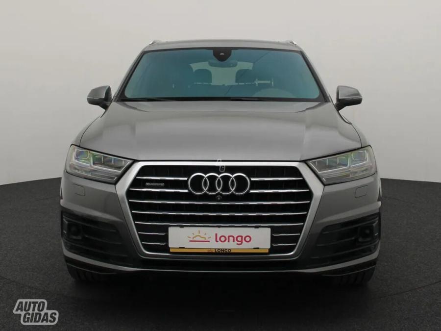 Grey Audi Q7 2015 in Vilnius, with an engine capacity of 3.00 L and mileage of 194 thousand km for 25799 €, photo 4 on AUTOMOTO.COM.LV