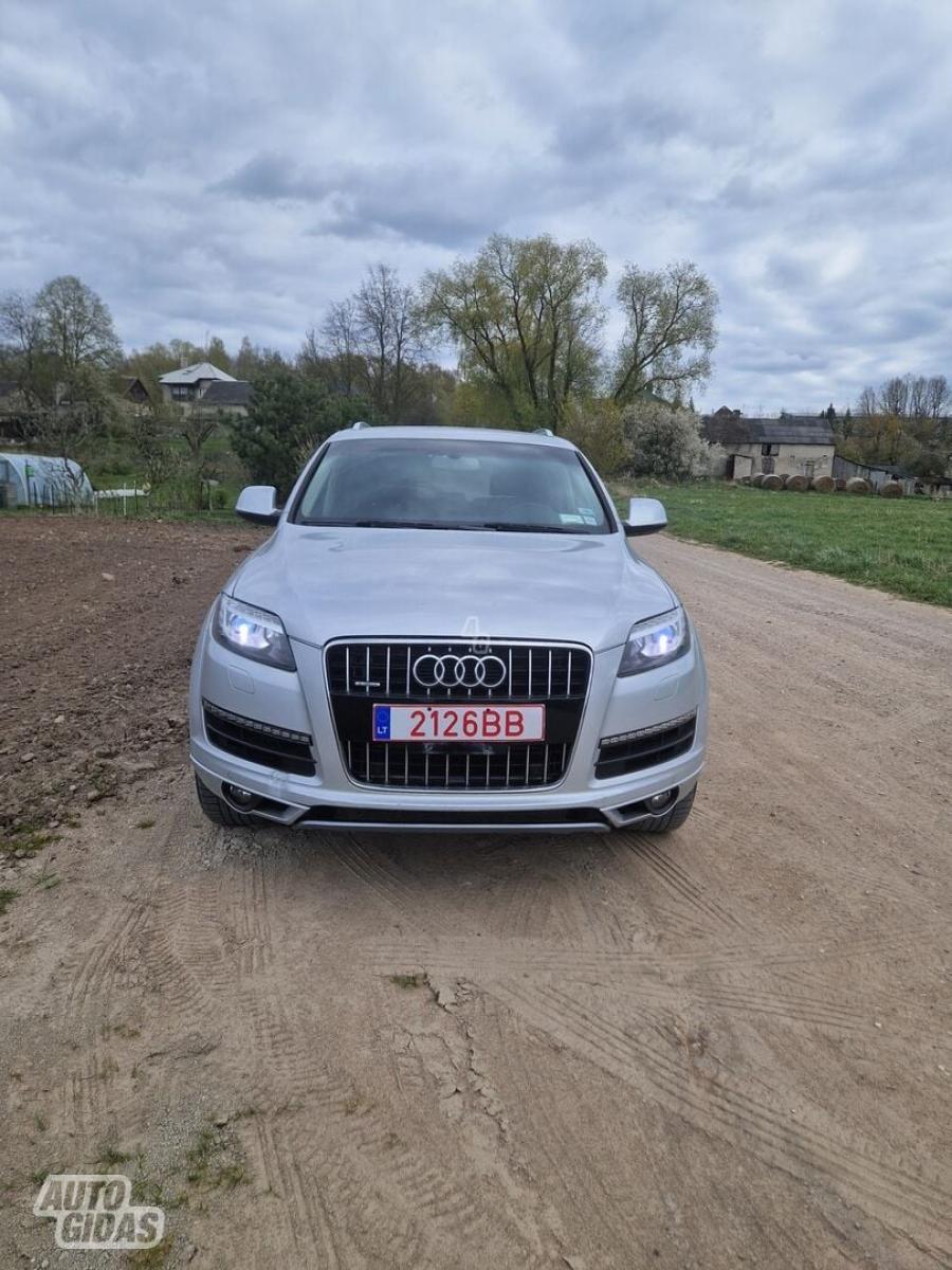 Pelēks Audi Q7 2015 Kauņa, ar dzinēja tilpumu 3.00 L un nobraukumu 161 tūkst. km par 10400 €, foto 1 vietnē AUTOMOTO.COM.LV