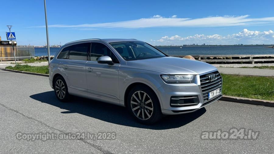 Grey Audi Q7 2015 in Tallinn, with an engine capacity of 3.00 L and mileage of 223 thousand km for 24900 €, photo 1 on AUTOMOTO.COM.LV