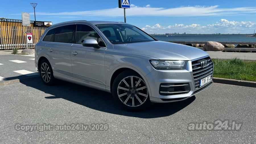 Grey Audi Q7 2015 in Tallinn, with an engine capacity of 3.00 L and mileage of 223 thousand km for 24900 €, photo 3 on AUTOMOTO.COM.LV