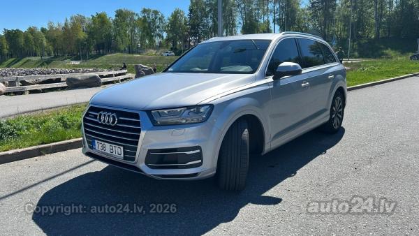 Grey Audi Q7 2015 in Tallinn, with an engine capacity of 3.00 L and mileage of 223 thousand km for 24900 €, photo 4 on AUTOMOTO.COM.LV
