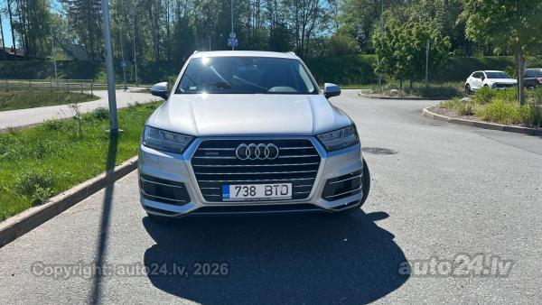 Grey Audi Q7 2015 in Tallinn, with an engine capacity of 3.00 L and mileage of 223 thousand km for 24900 €, photo 8 on AUTOMOTO.COM.LV