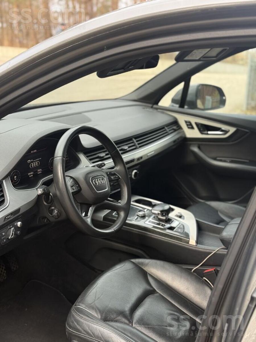 Pelēks Audi Q7 2015 Jūrmala, ar dzinēja tilpumu 3.00 L un nobraukumu 348 tūkst. km par 16999 €, foto 6 vietnē AUTOMOTO.COM.LV