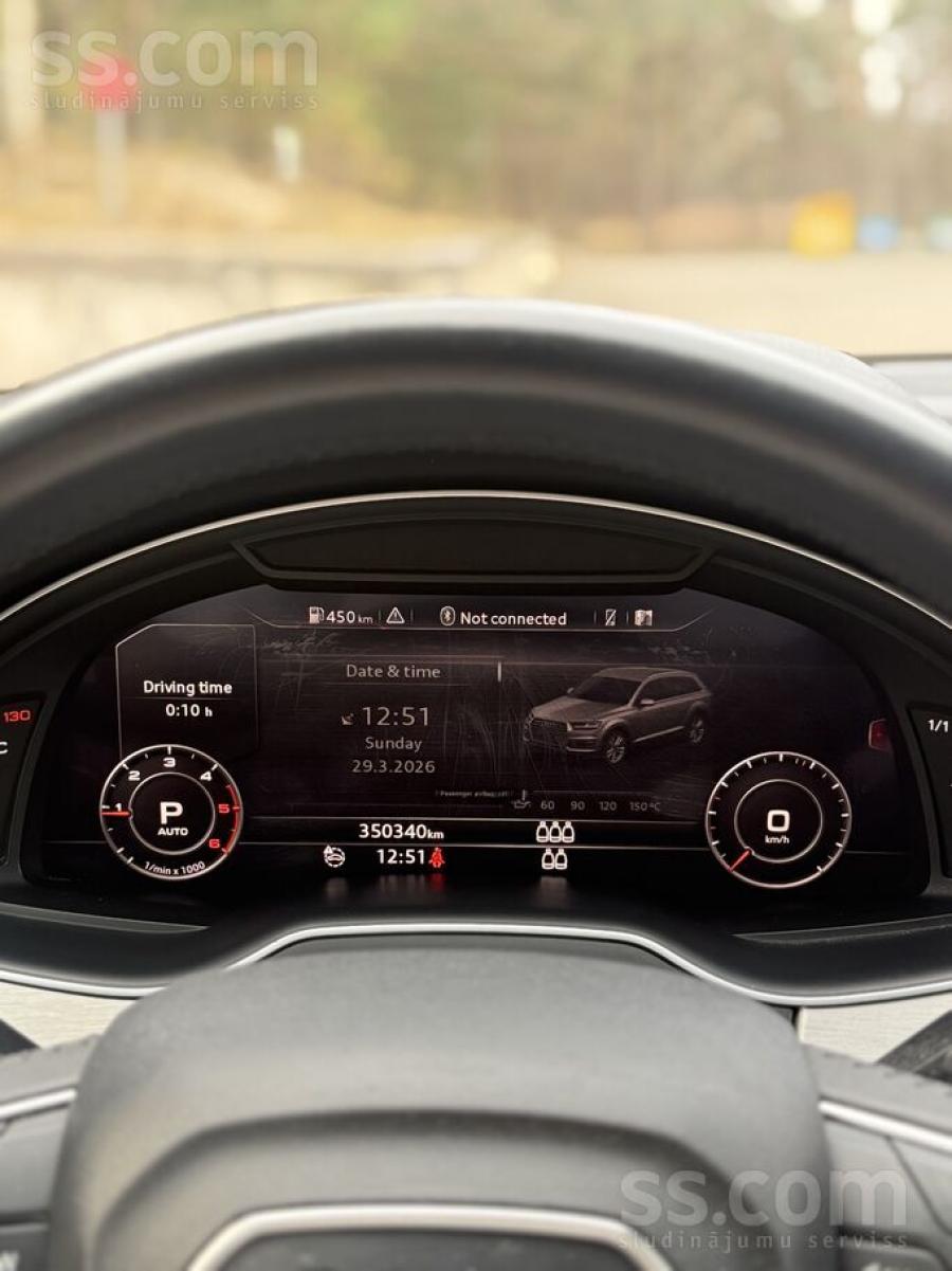 Pelēks Audi Q7 2015 Jūrmala, ar dzinēja tilpumu 3.00 L un nobraukumu 348 tūkst. km par 16999 €, foto 8 vietnē AUTOMOTO.COM.LV