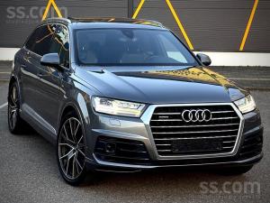 Grey Audi Q7 2015 in Riga, with an engine capacity of 3.00 L and mileage of 260 thousand km for 19655 €, photo 3 on AUTOMOTO.COM.LV