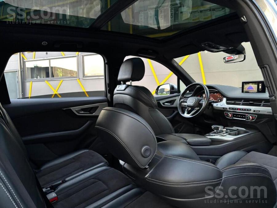 Grey Audi Q7 2015 in Riga, with an engine capacity of 3.00 L and mileage of 260 thousand km for 19655 €, photo 7 on AUTOMOTO.COM.LV