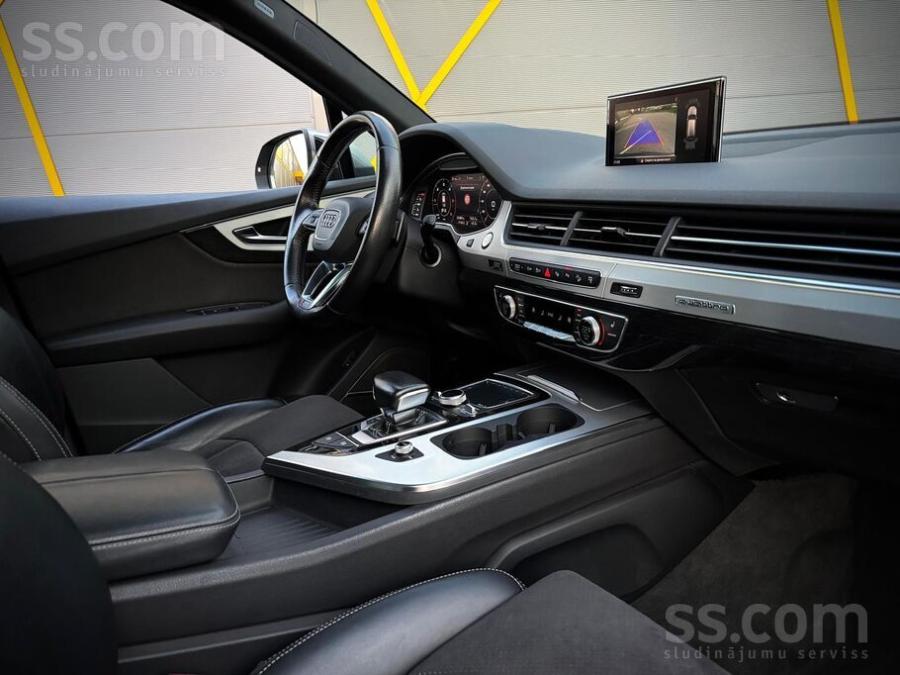 Grey Audi Q7 2015 in Riga, with an engine capacity of 3.00 L and mileage of 260 thousand km for 19655 €, photo 12 on AUTOMOTO.COM.LV