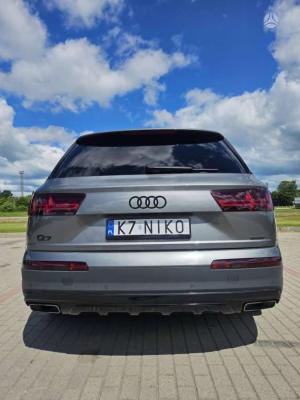 Grey Audi Q7 2015 in Plunge, with an engine capacity of 2.97 L and mileage of 296 thousand km for 19000 €, photo 4 on AUTOMOTO.COM.LV