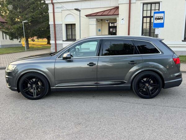 Pelēks Audi Q7 2015 Vilkaviškis, ar dzinēja tilpumu 2.97 L un nobraukumu 221 tūkst. km par 26000 €, foto 4 vietnē AUTOMOTO.COM.LV