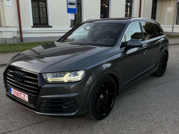Pelēks Audi Q7 2015 Vilkaviškis, ar dzinēja tilpumu 2.97 L un nobraukumu 221 tūkst. km par 26000 €, foto 6 vietnē AUTOMOTO.COM.LV