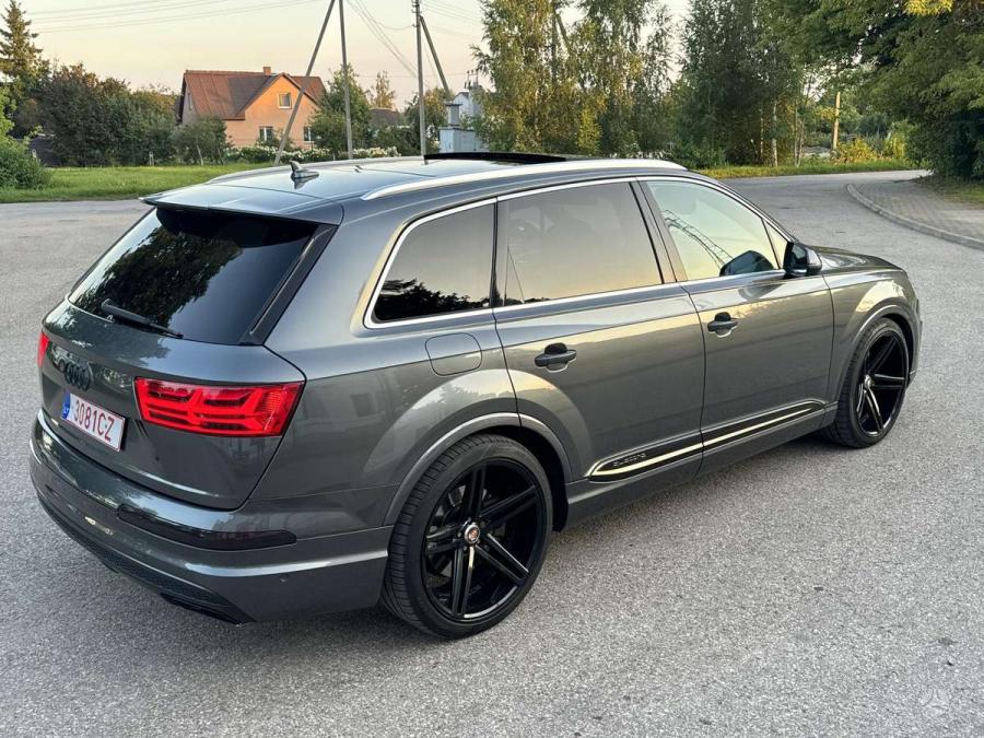 Grey Audi Q7 2015 in Vilkaviskis, with an engine capacity of 2.97 L and mileage of 221 thousand km for 26000 €, photo 10 on AUTOMOTO.COM.LV