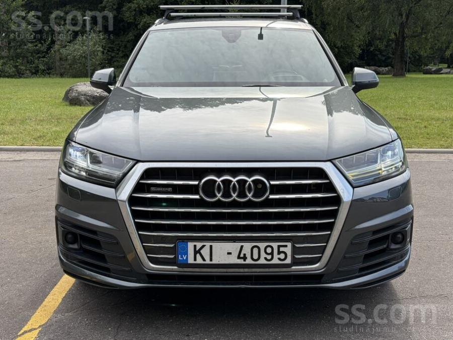 Pelēks Audi Q7 2015 Rīga, ar dzinēja tilpumu 3.00 L un nobraukumu 280 tūkst. km par 18250 €, foto 1 vietnē AUTOMOTO.COM.LV
