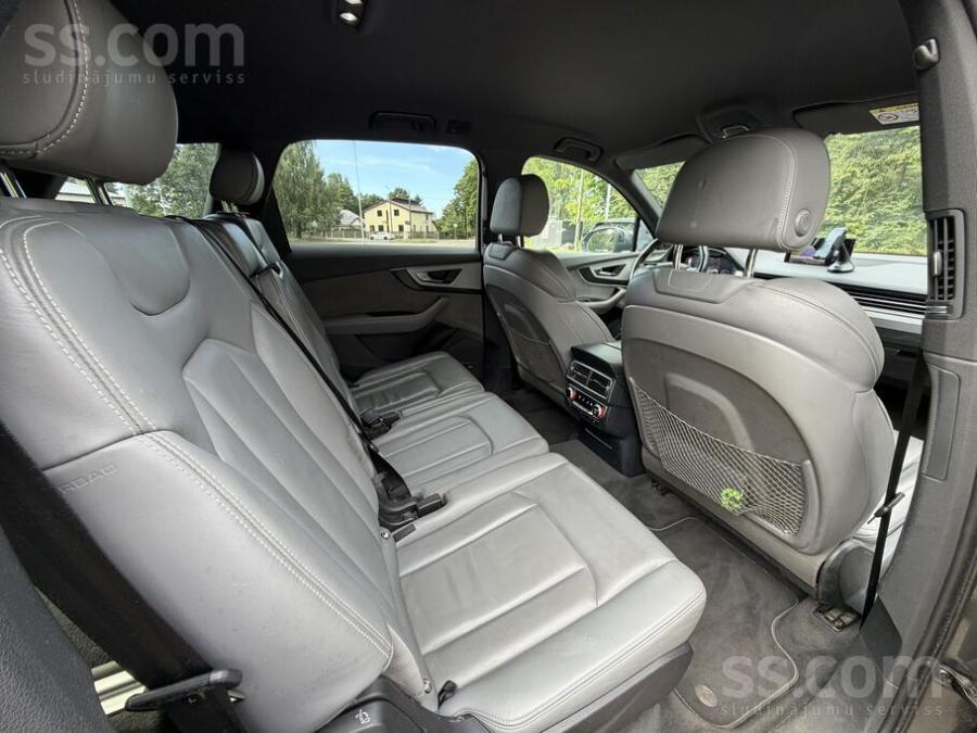 Pelēks Audi Q7 2015 Rīga, ar dzinēja tilpumu 3.00 L un nobraukumu 280 tūkst. km par 18250 €, foto 11 vietnē AUTOMOTO.COM.LV