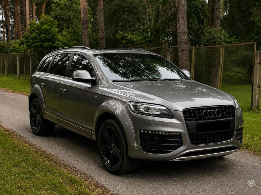 Pelēks Audi Q7 2015 Viļņa, ar dzinēja tilpumu 2.97 L un nobraukumu 236 tūkst. km par 15700 €, foto 1 vietnē AUTOMOTO.COM.LV