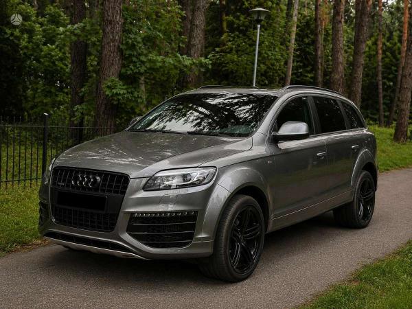 Pelēks Audi Q7 2015 Viļņa, ar dzinēja tilpumu 2.97 L un nobraukumu 236 tūkst. km par 15700 €, foto 5 vietnē AUTOMOTO.COM.LV