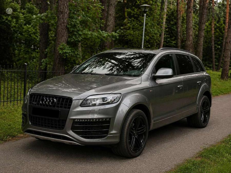 Pelēks Audi Q7 2015 Viļņa, ar dzinēja tilpumu 2.97 L un nobraukumu 236 tūkst. km par 15700 €, foto 6 vietnē AUTOMOTO.COM.LV