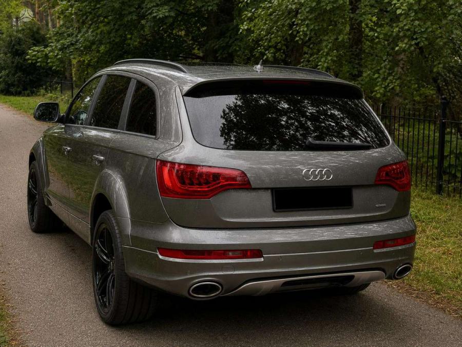 Pelēks Audi Q7 2015 Viļņa, ar dzinēja tilpumu 2.97 L un nobraukumu 236 tūkst. km par 15700 €, foto 9 vietnē AUTOMOTO.COM.LV