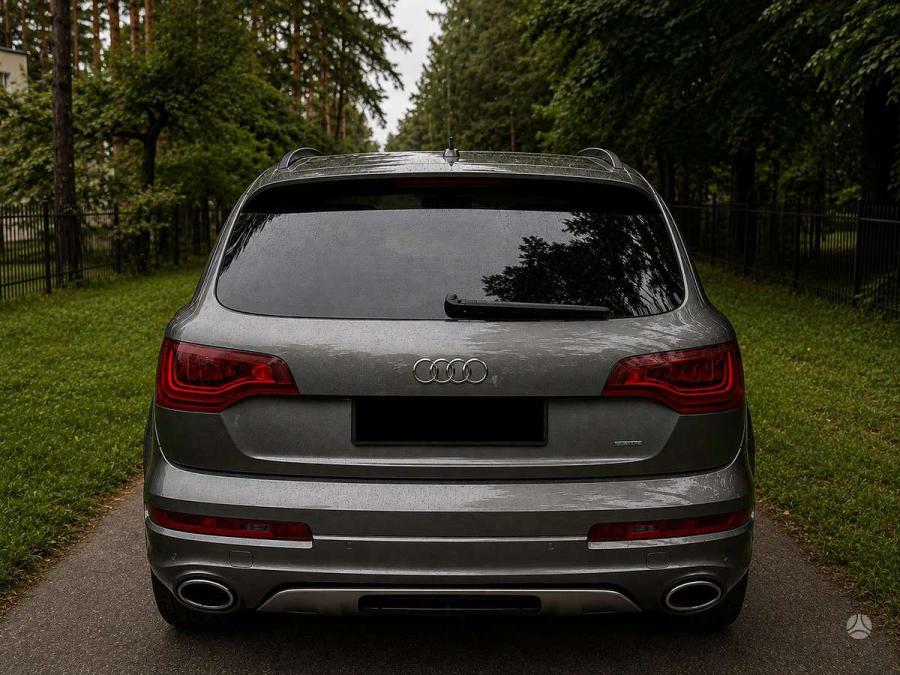 Pelēks Audi Q7 2015 Viļņa, ar dzinēja tilpumu 2.97 L un nobraukumu 236 tūkst. km par 15700 €, foto 10 vietnē AUTOMOTO.COM.LV