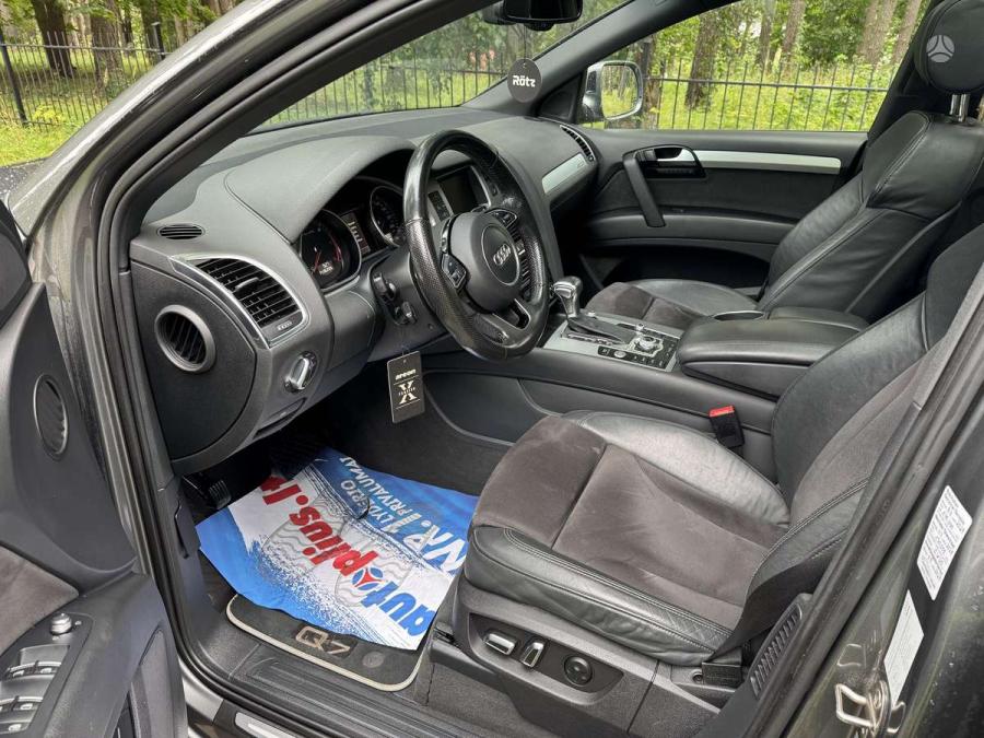 Pelēks Audi Q7 2015 Viļņa, ar dzinēja tilpumu 2.97 L un nobraukumu 236 tūkst. km par 15700 €, foto 13 vietnē AUTOMOTO.COM.LV