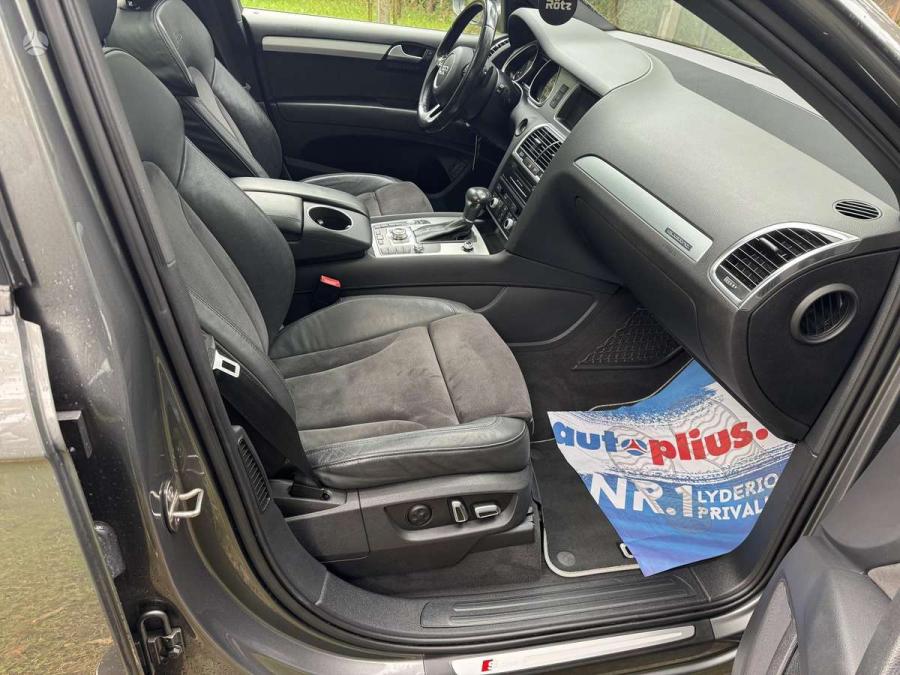 Pelēks Audi Q7 2015 Viļņa, ar dzinēja tilpumu 2.97 L un nobraukumu 236 tūkst. km par 15700 €, foto 16 vietnē AUTOMOTO.COM.LV