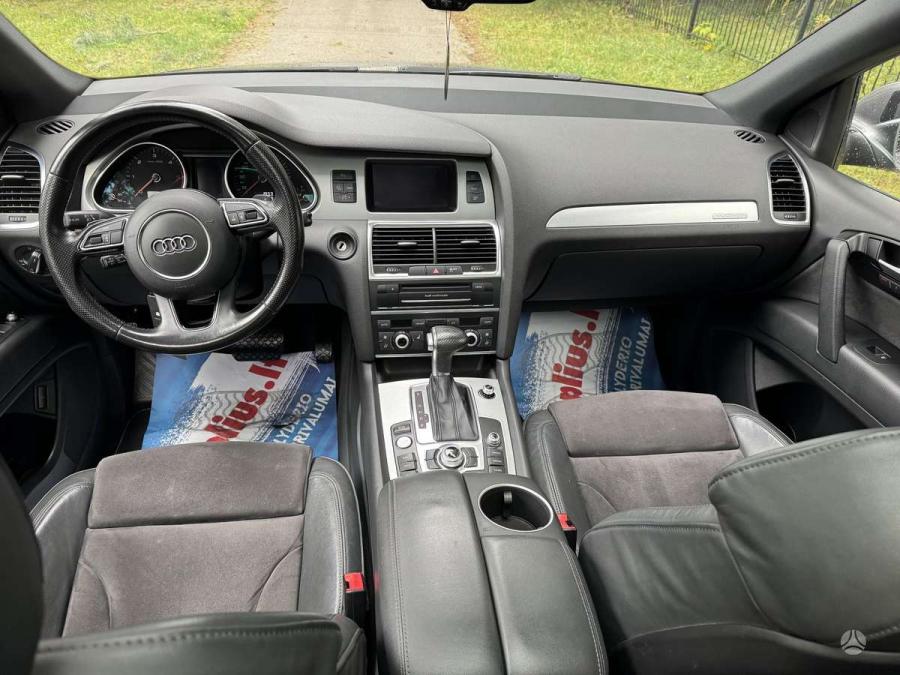 Pelēks Audi Q7 2015 Viļņa, ar dzinēja tilpumu 2.97 L un nobraukumu 236 tūkst. km par 15700 €, foto 17 vietnē AUTOMOTO.COM.LV