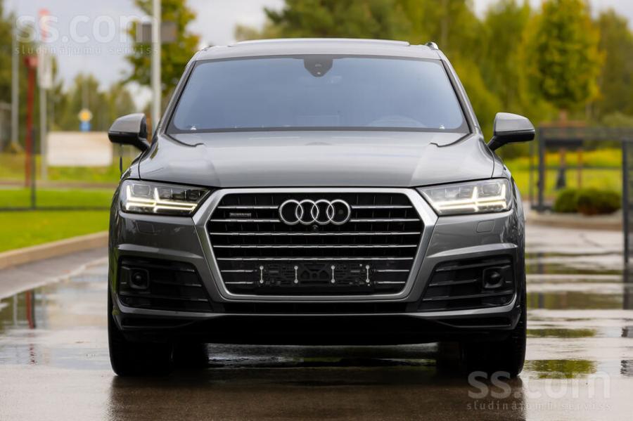 Grey Audi Q7 2015 in Jelgava, with an engine capacity of 3.00 L and mileage of 0 thousand km for 26400 €, photo 1 on AUTOMOTO.COM.LV