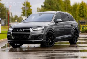 Grey Audi Q7 2015 in Jelgava, with an engine capacity of 3.00 L and mileage of 0 thousand km for 26400 €, photo 3 on AUTOMOTO.COM.LV