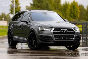 Grey Audi Q7 2015 in Jelgava, with an engine capacity of 3.00 L and mileage of 0 thousand km for 26400 €, photo 4 on AUTOMOTO.COM.LV