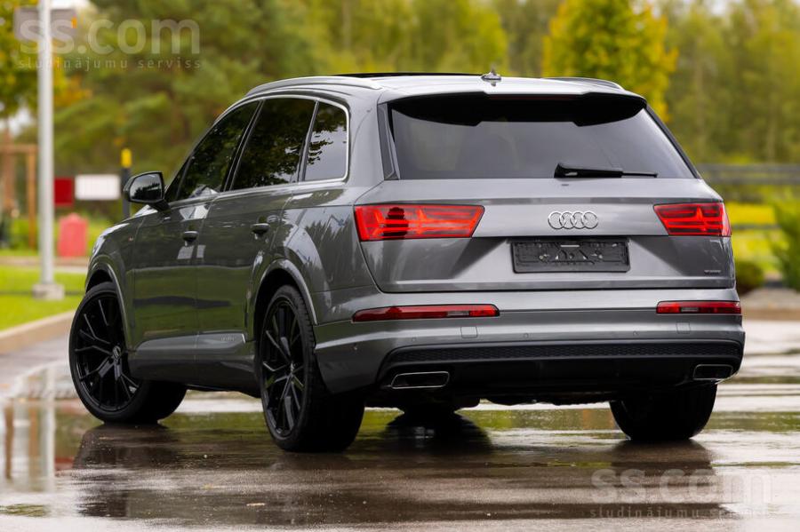 Grey Audi Q7 2015 in Jelgava, with an engine capacity of 3.00 L and mileage of 0 thousand km for 26400 €, photo 6 on AUTOMOTO.COM.LV