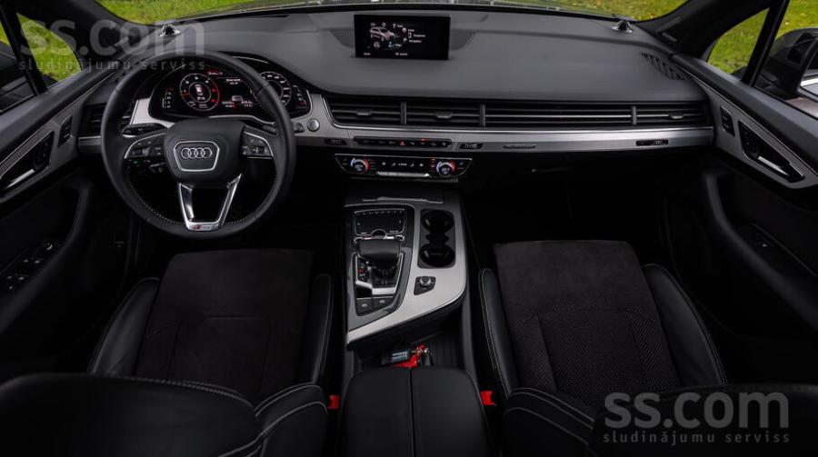 Grey Audi Q7 2015 in Jelgava, with an engine capacity of 3.00 L and mileage of 0 thousand km for 26400 €, photo 13 on AUTOMOTO.COM.LV