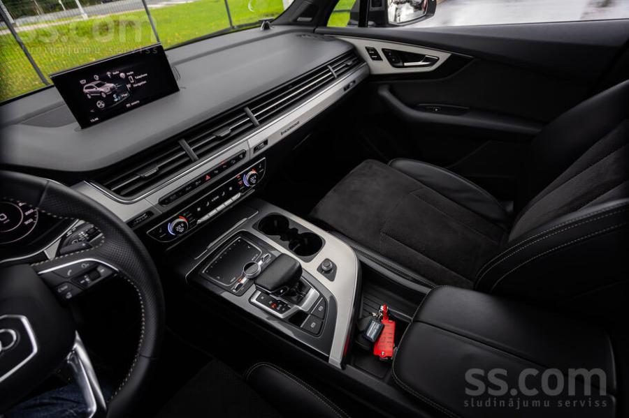Grey Audi Q7 2015 in Jelgava, with an engine capacity of 3.00 L and mileage of 0 thousand km for 26400 €, photo 22 on AUTOMOTO.COM.LV