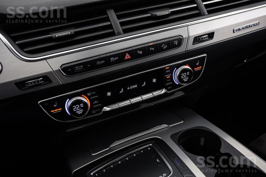 Grey Audi Q7 2015 in Jelgava, with an engine capacity of 3.00 L and mileage of 0 thousand km for 26400 €, photo 25 on AUTOMOTO.COM.LV